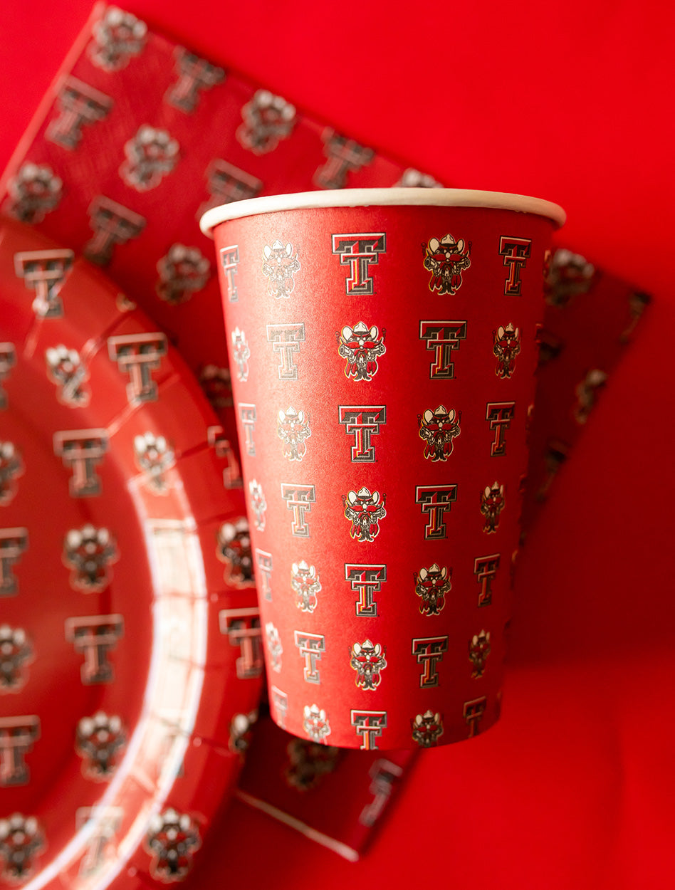 Texas Tech Raider Red Custom 25pk 12oz Paper Cups – Red Raider Outfitter