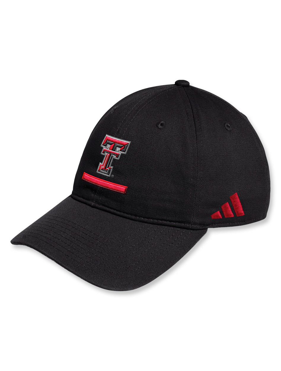 Adidas Texas Tech 2025 Sideline Bar LR Slouch Adjustable Hat – Red ...