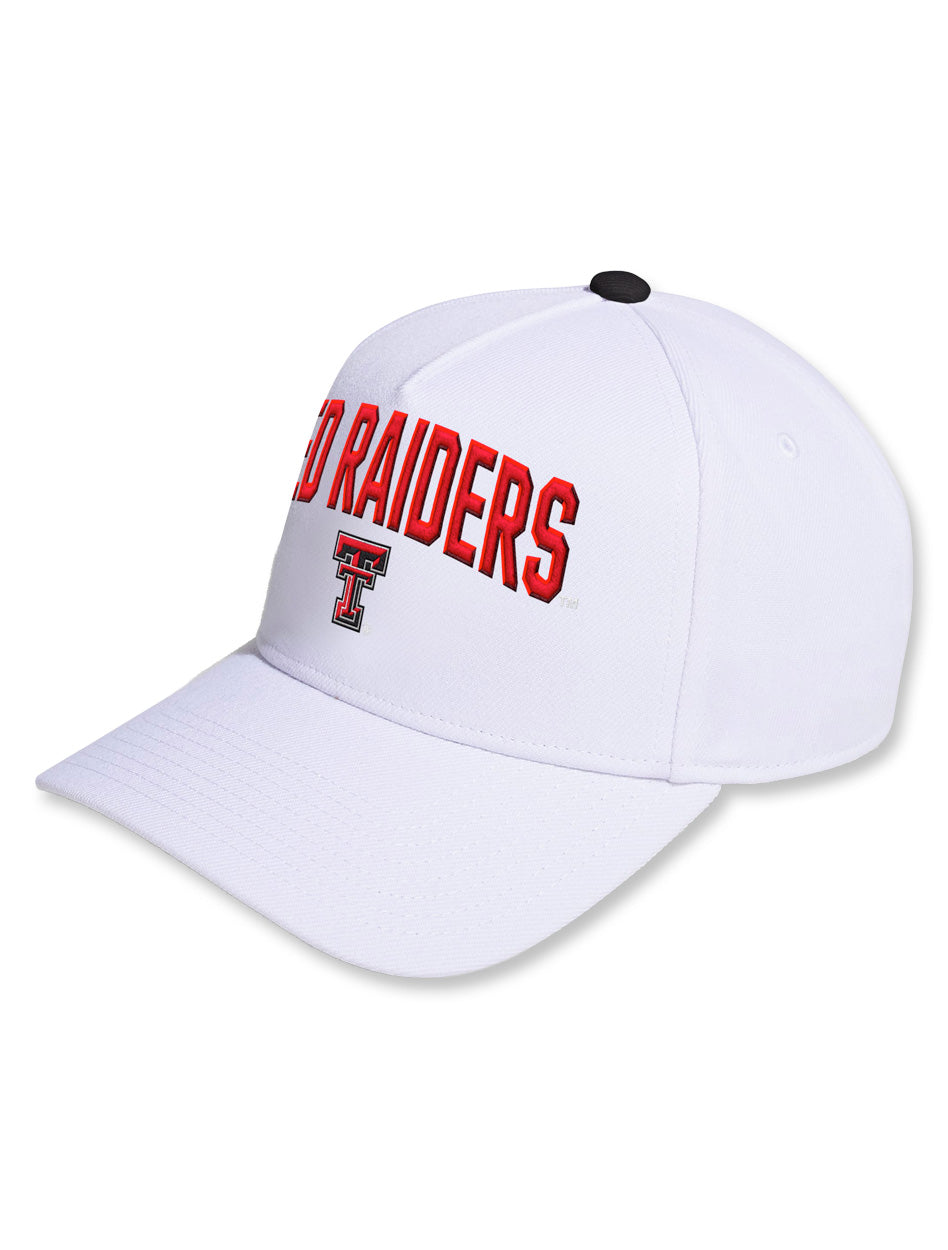 Adidas Texas Tech 2025 Sideline Red Raiders LR A-Frame Snapback Hat ...