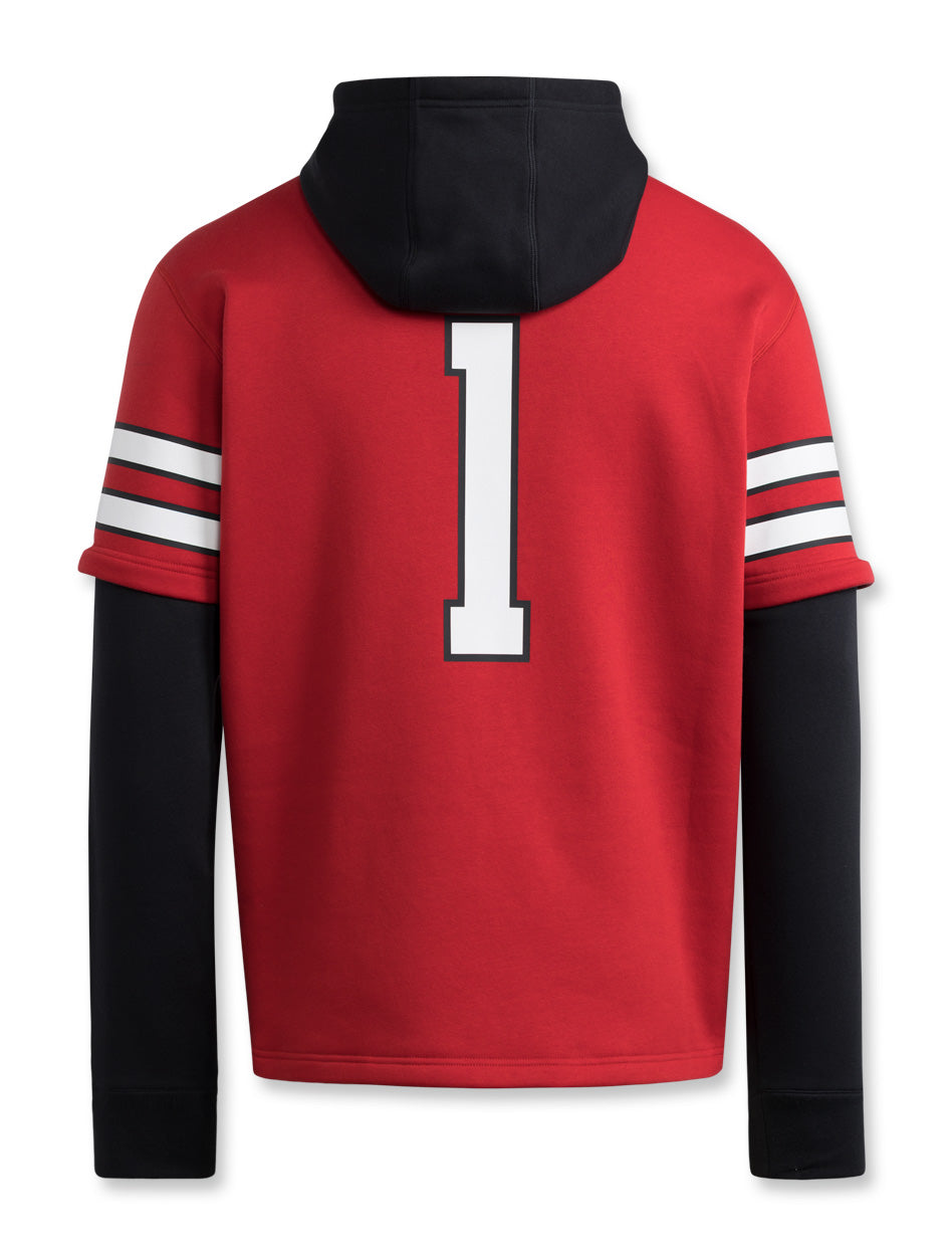 Adidas Texas Tech 2Fer #1 Hood Sweatshirt – Red Raider Outfitter