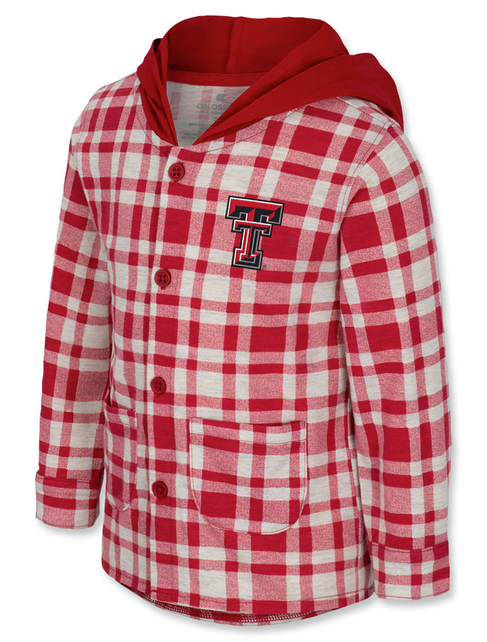 Arena Texas Tech "BMO" Toddler Plaid Button Up – Red Raider Outfitter