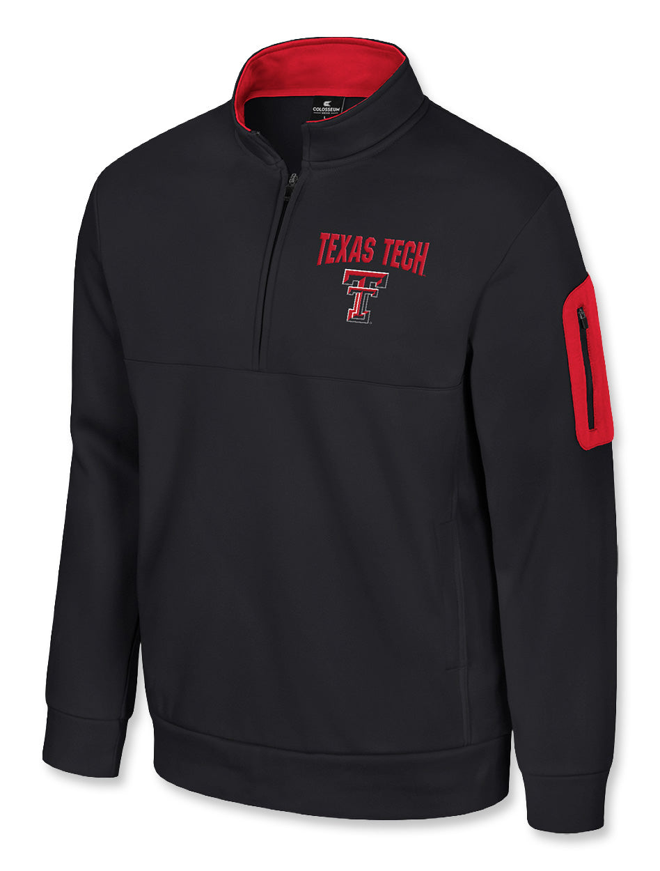 Arena Texas Tech "Hits the Road" Athletic 1/2 Zip Pullover – Red Raider ...