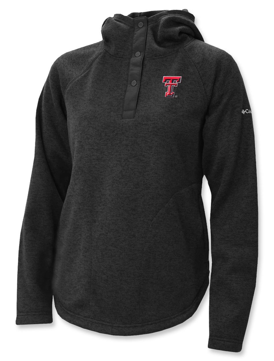Columbia Texas Tech Women's Sweater Weather Hooded Pullover – Red ...