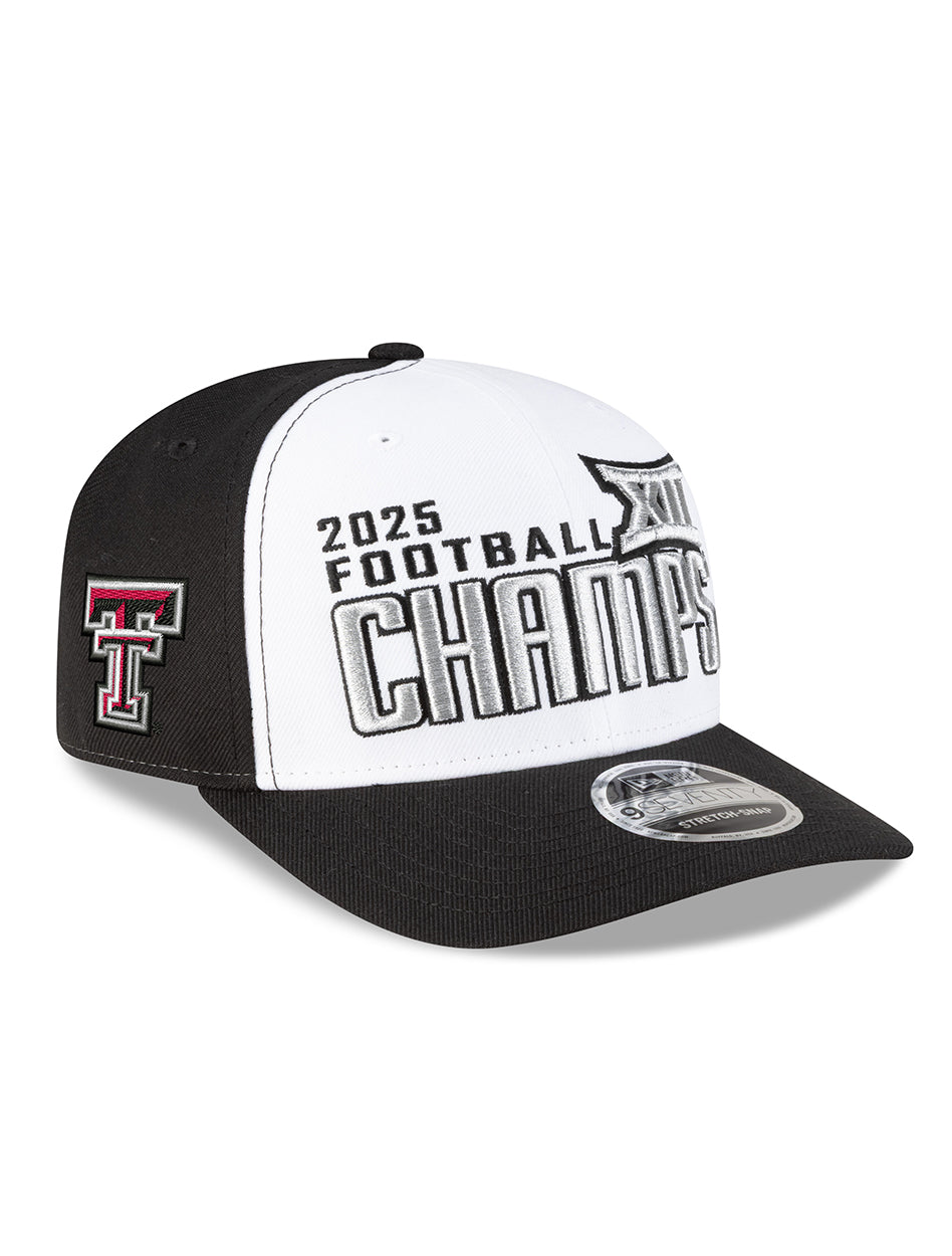 Texas Tech Big 12 CHAMPS - HAT- White – Red Raider Outfitter