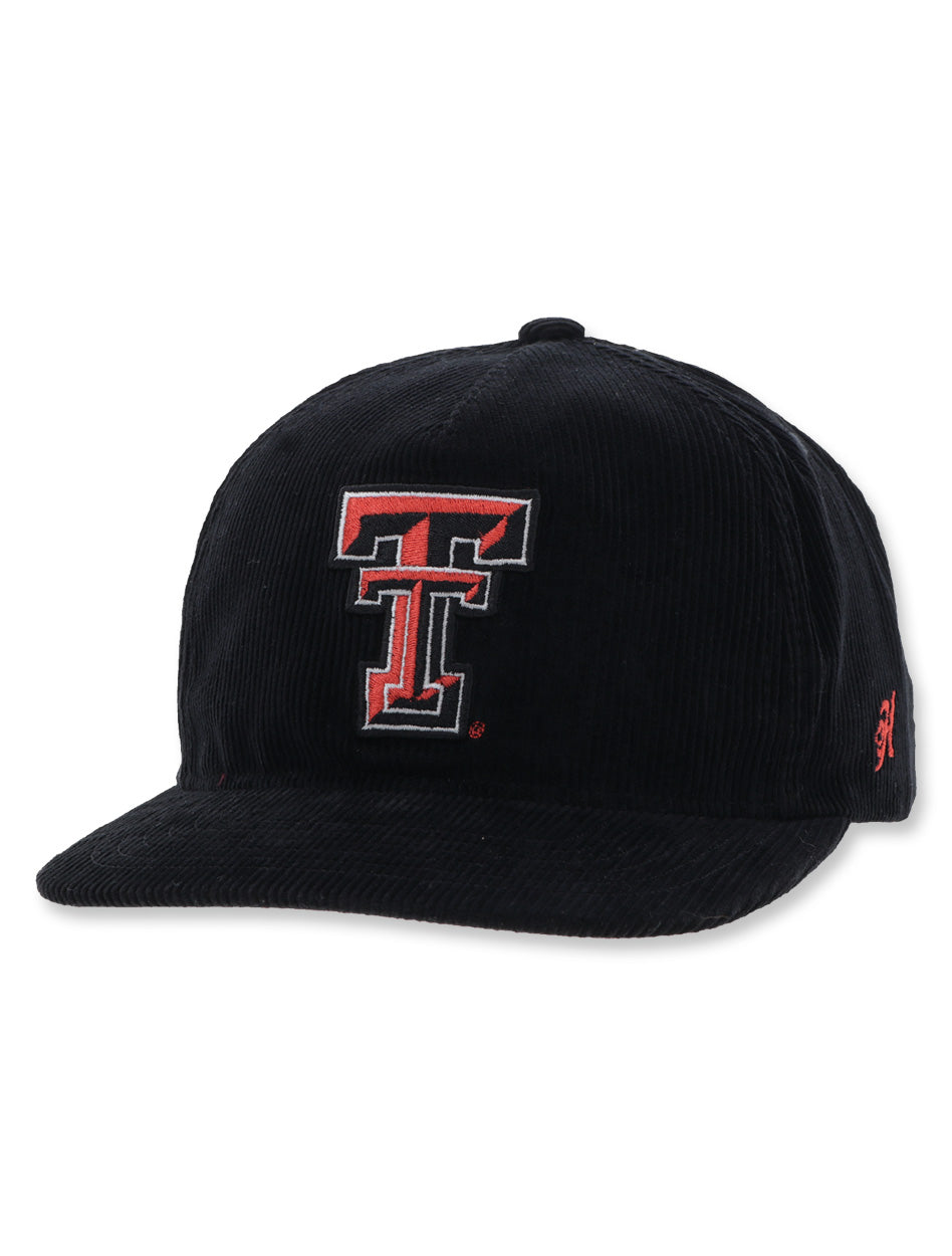 Hooey Texas Tech Double T Corduroy 5 Panel High Profile Adjustable Cap ...