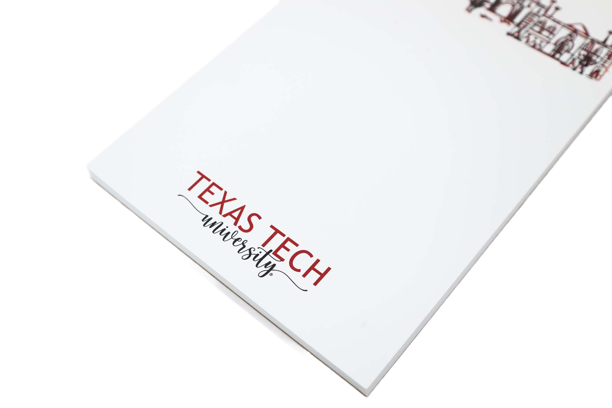 Texas Tech Campus "Skyline" Notepad – Red Raider Outfitter