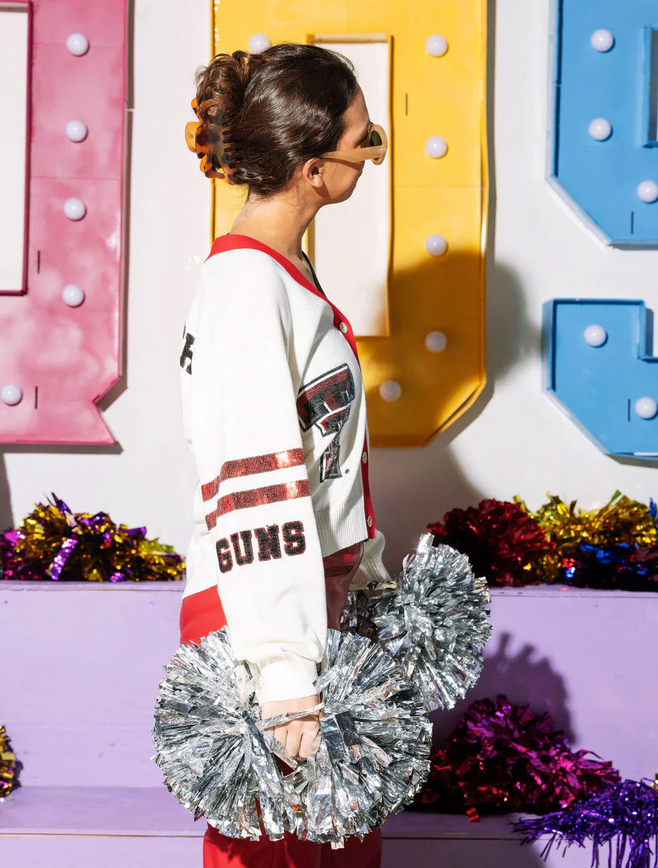 Texas Tech Queen of Sparkles Varsity Cardigan – Red Raider Outfitter