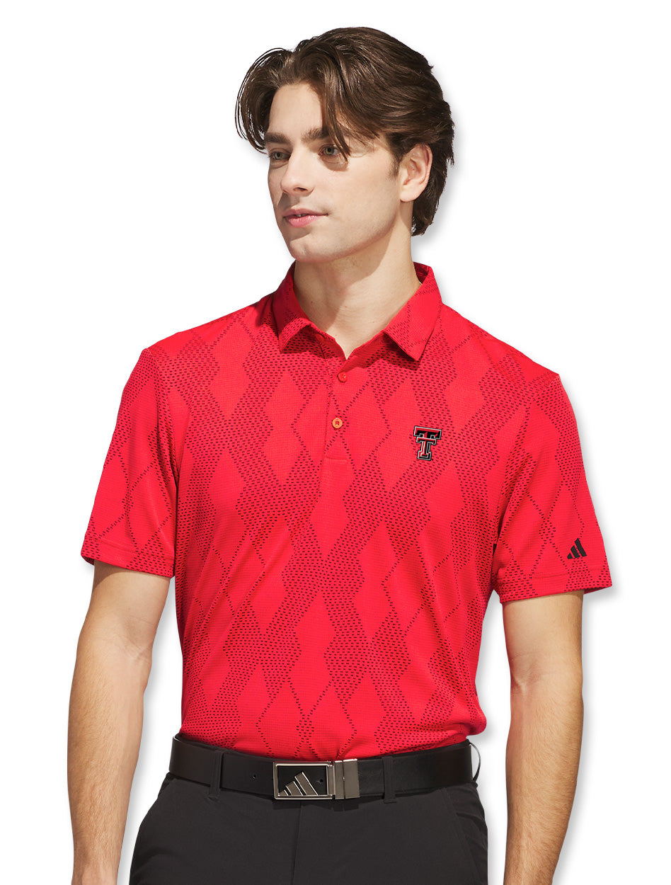 Texas Tech Adidas Golf "Knife - 1 Iron" MC Textured Polo – Red Raider Outfitter