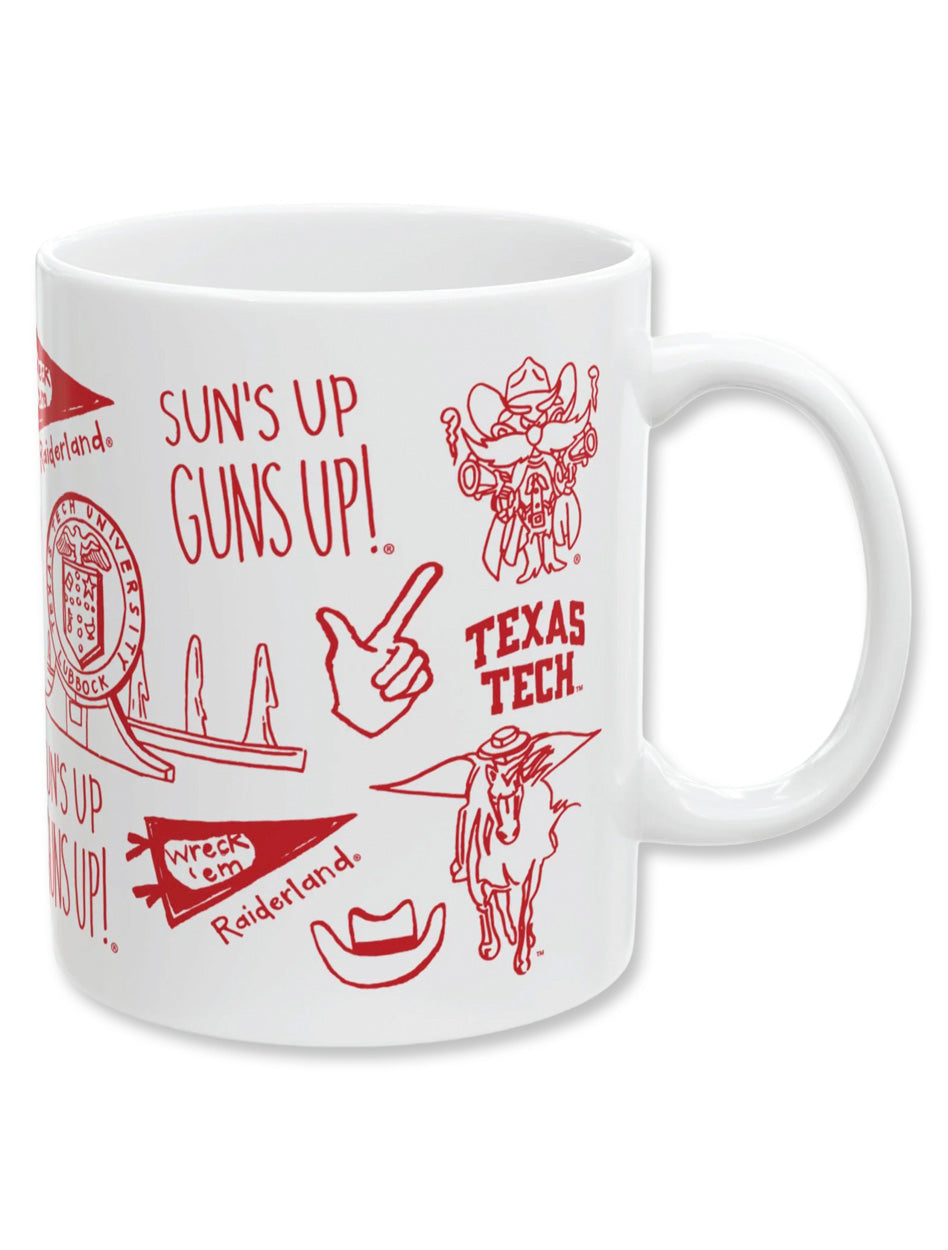 Texas Tech "Campus Landmarks" 11 oz Coffee Mug – Red Raider Outfitter