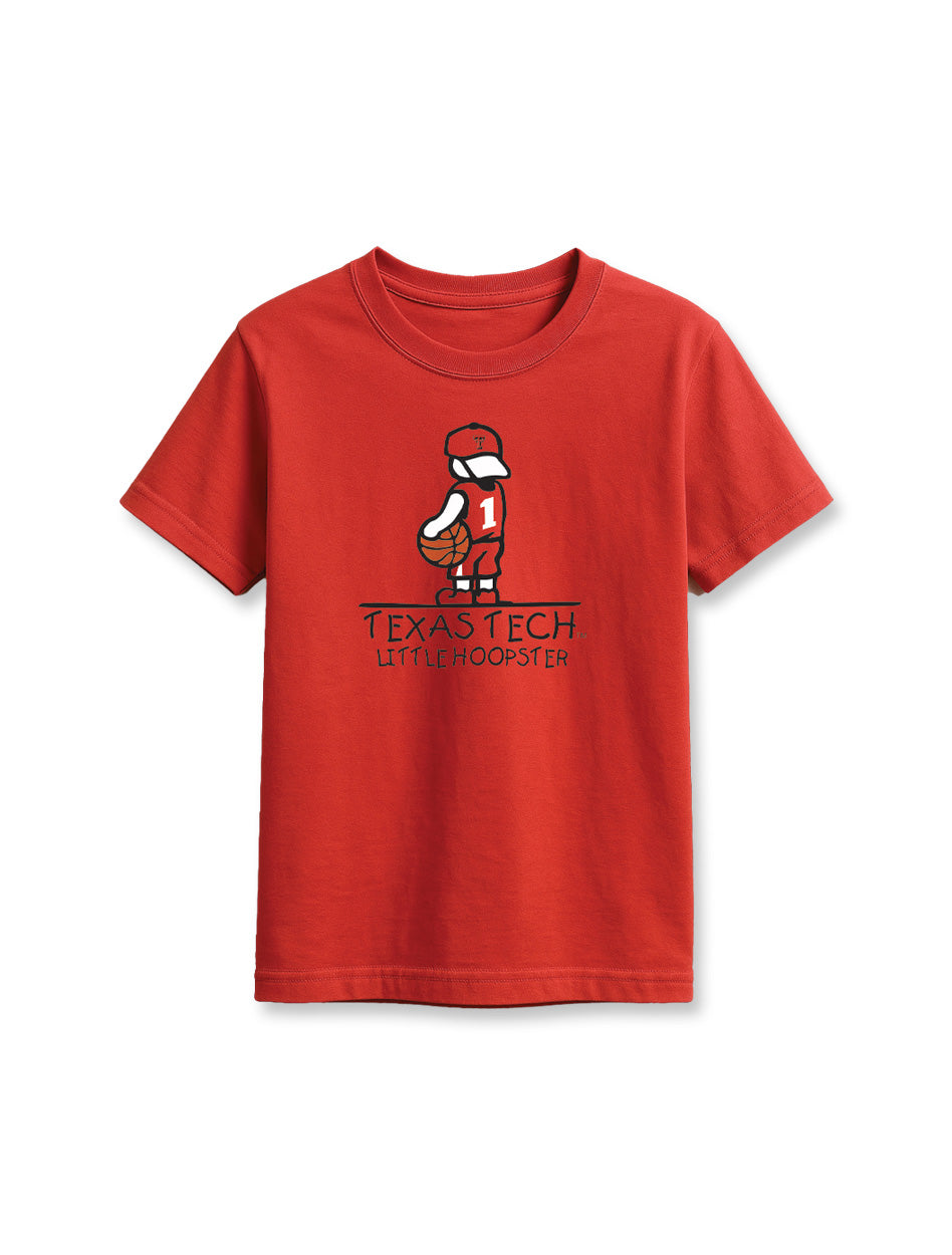 Texas Tech Double T "Little Hoopster" TODDLER Tee – Red Raider Outfitter
