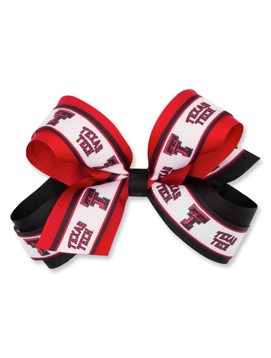 Texas Tech Double T Ribbon Overlay Bow – Red Raider Outfitter