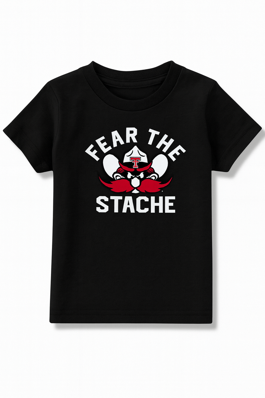 Texas Tech "Fear the Stache" TODDLER Short Sleeve T-Shirt – Red Raider Outfitter