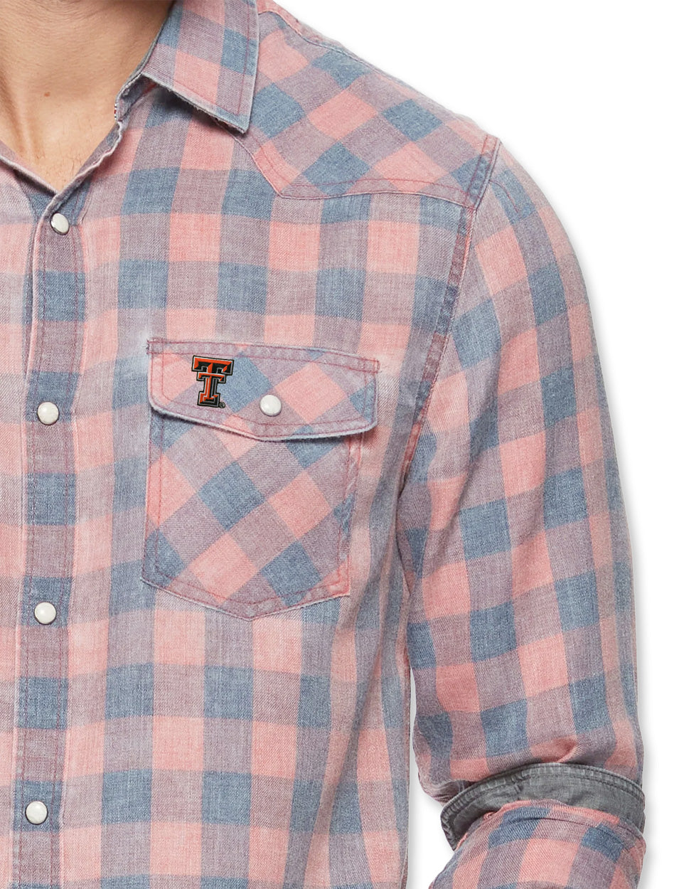 Texas Tech Flag & Anthem "Cabot" Soft Western Shirt – Red Raider Outfitter