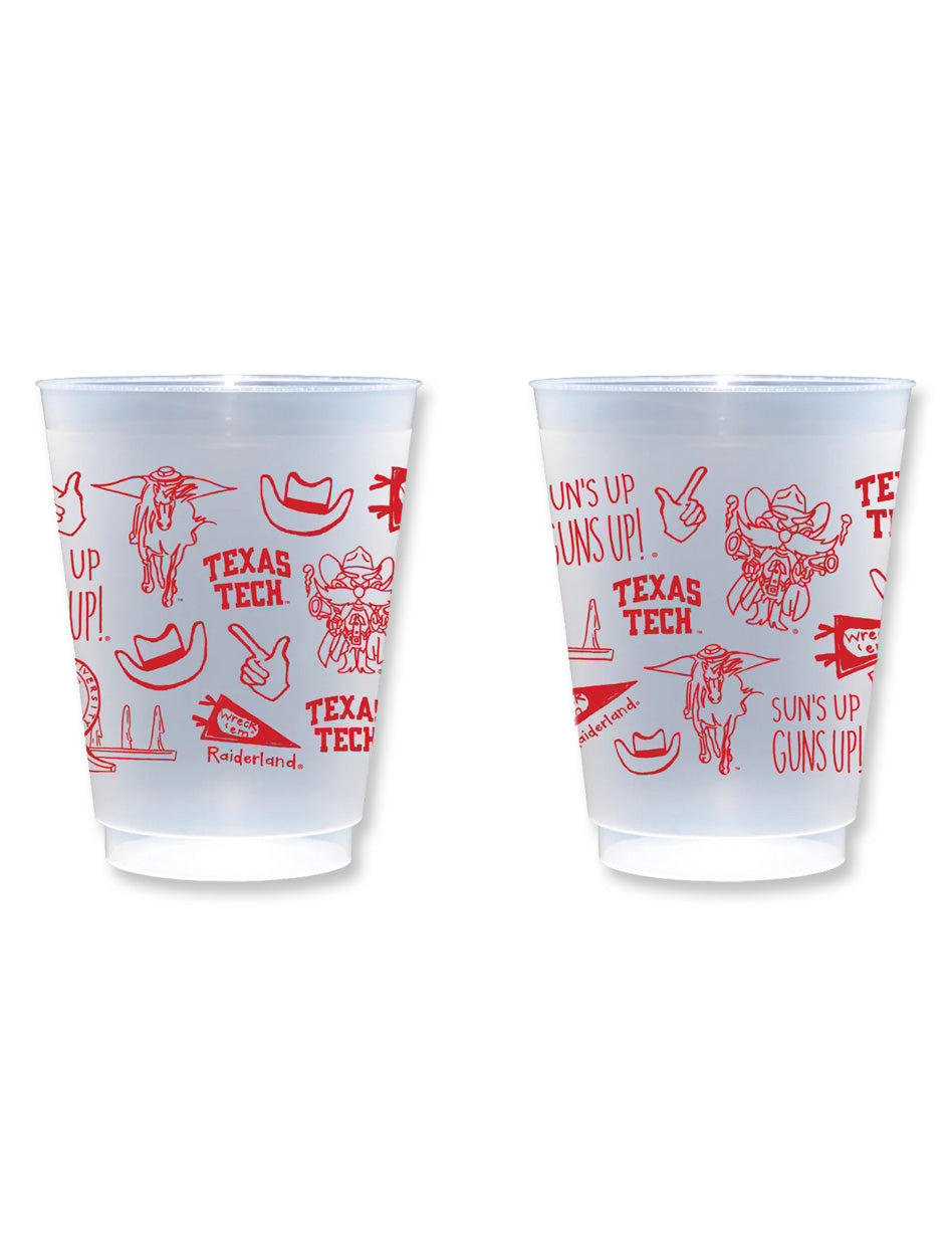 Texas Tech Frosted 16oz Shatterproof Party Cups – Red Raider Outfitter