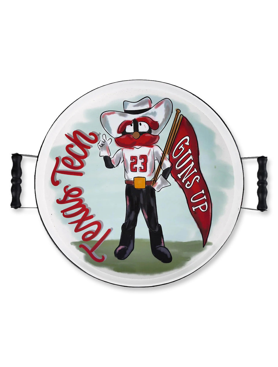Texas Tech Round Mascot Enamel Tray – Red Raider Outfitter