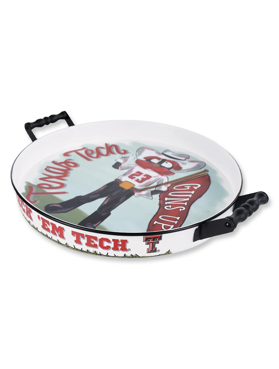 Texas Tech Round Mascot Enamel Tray – Red Raider Outfitter