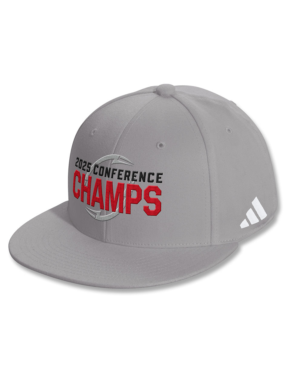 Texas Tech Big 12 CHAMPS - Adidas HAT - GREY - Preorder – Red Raider ...
