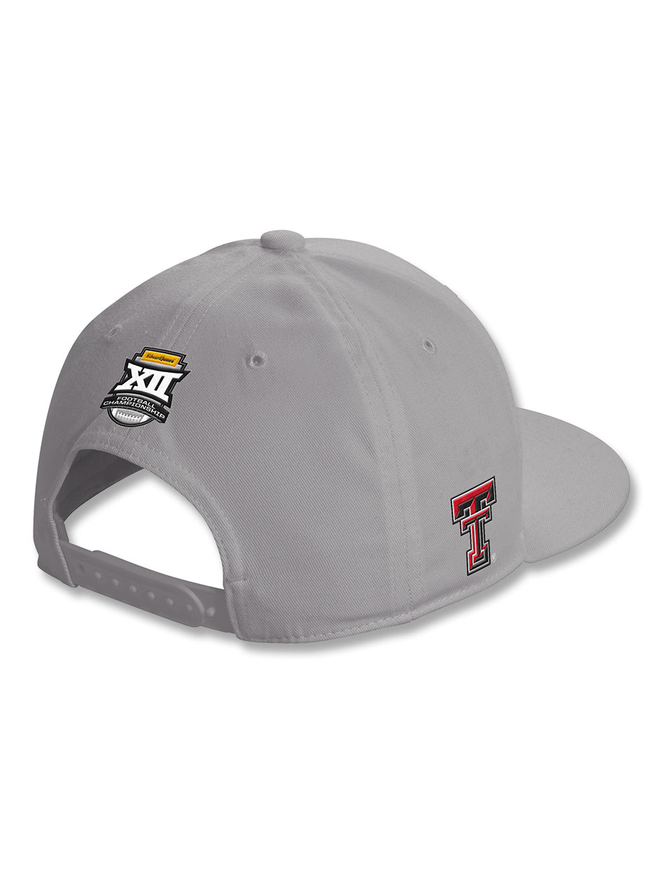 Texas Tech Big 12 CHAMPS - Adidas HAT - GREY - Preorder – Red Raider ...