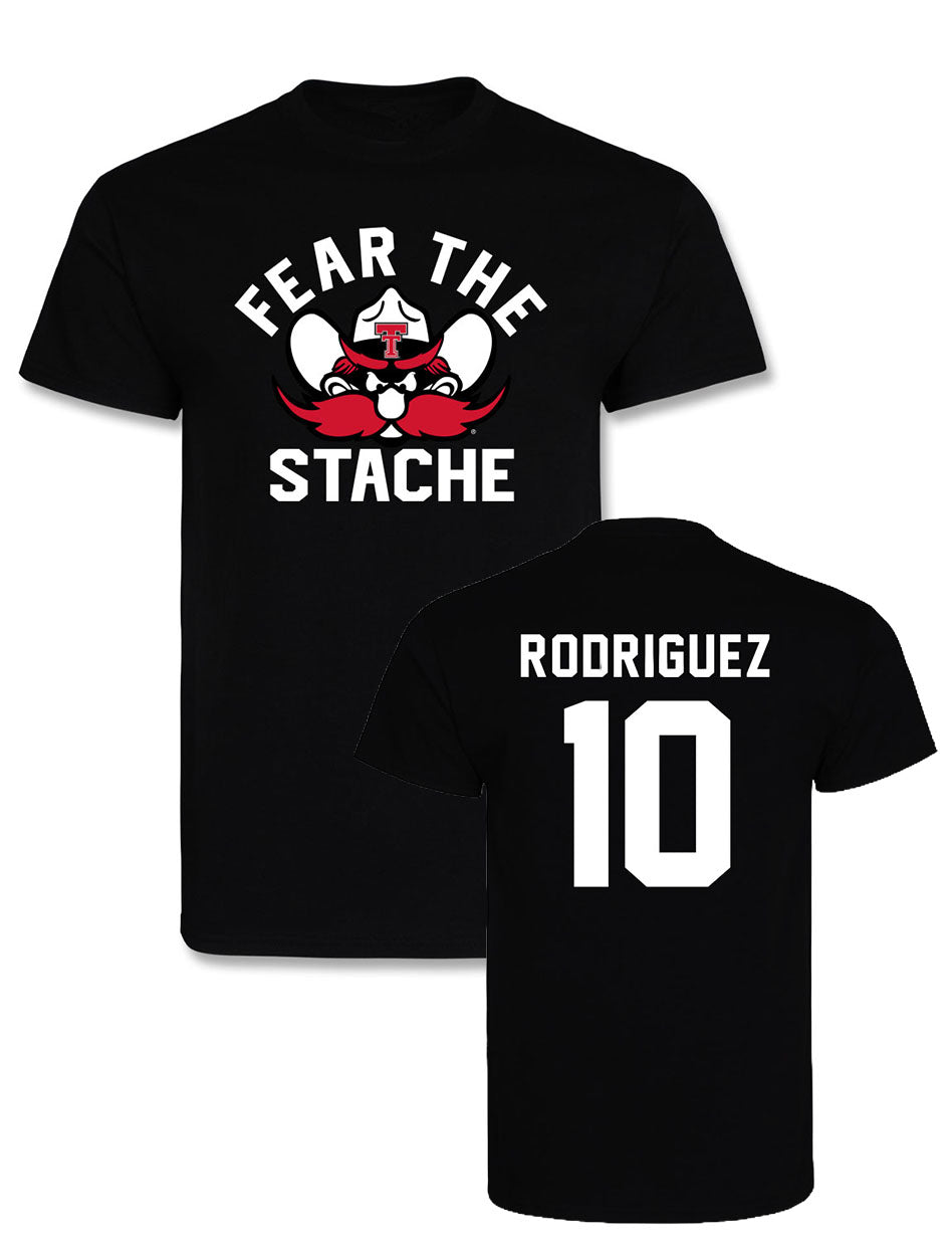 Texas Tech Official Football NIL "Fear the Stache" Jacob Rodriguez Sho ...