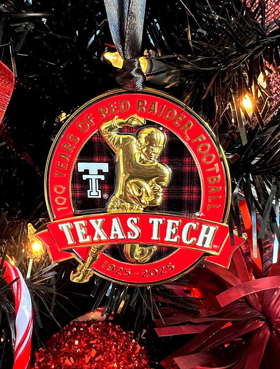 Texas Tech 2025 "100 Years Of Football" Official Ornament – Red Raider ...
