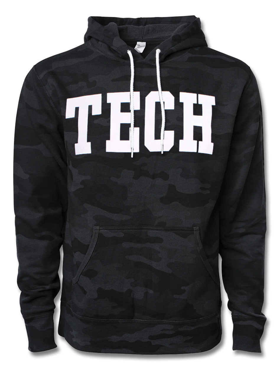 Texas Tech Block on Camo Hood – Red Raider Outfitter
